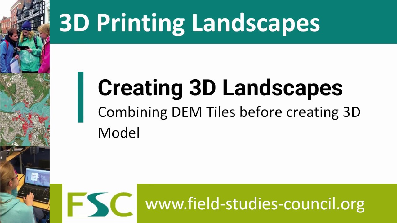 3D printing Landscapes - Combining DEM tiles before creating 3D model ...