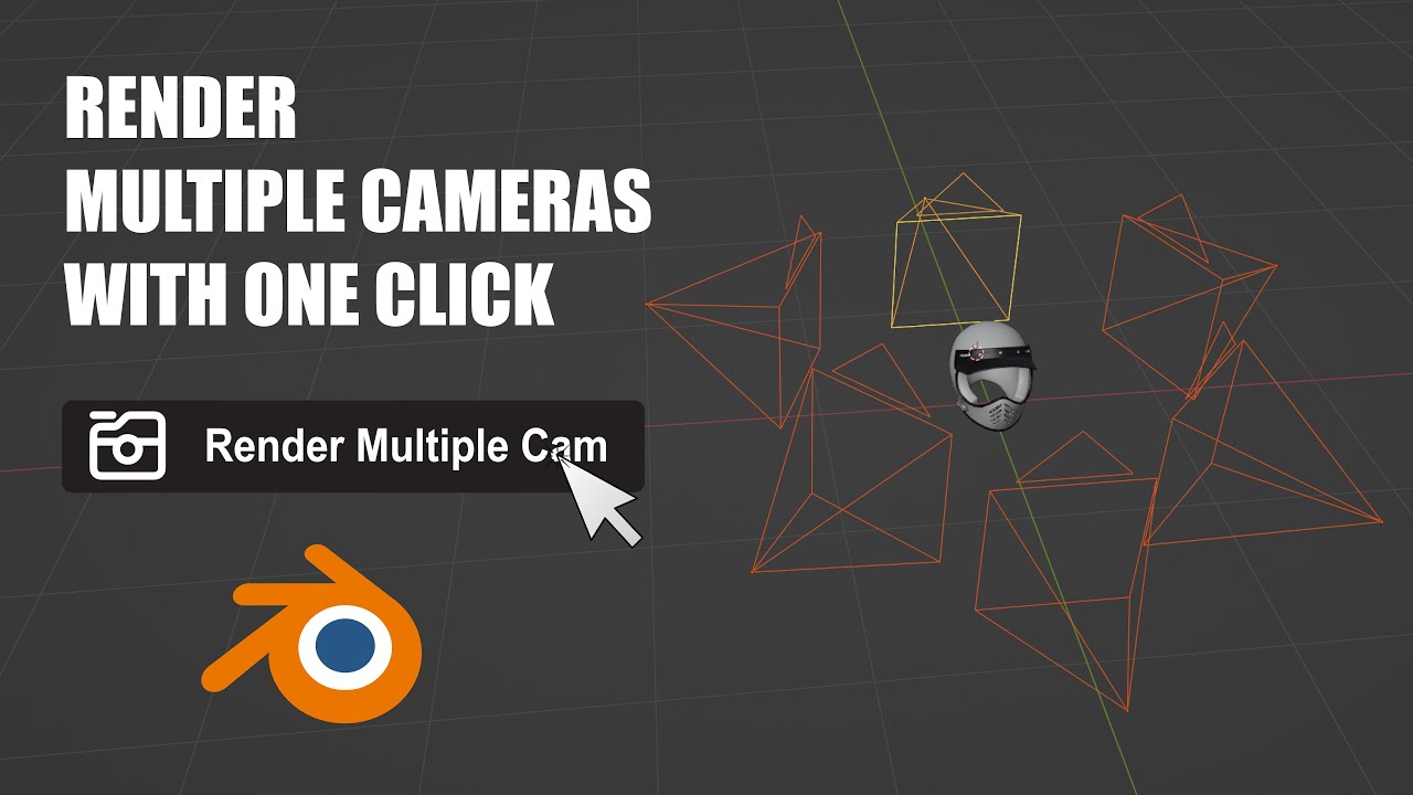 How to Render from Multiple Cameras in Blender — Free Add-on Tutorial ...