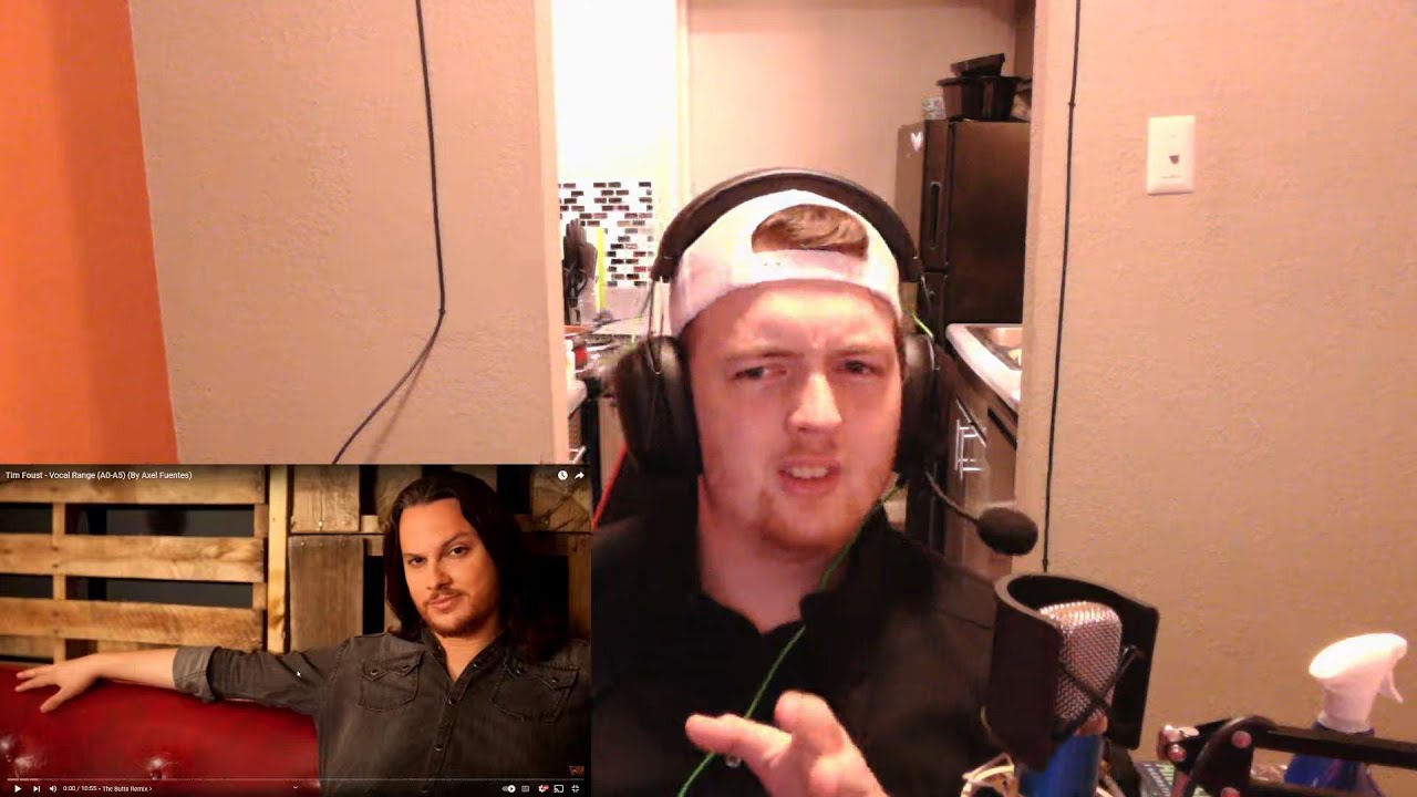 REACTION TIM FOUST VOCAL RANGE - YouTube