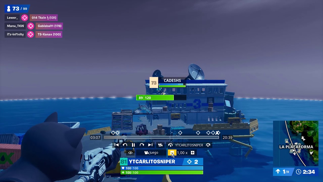 Fortnite Cap 2. Kills en Division 7 con +125 Ping :( - YouTube