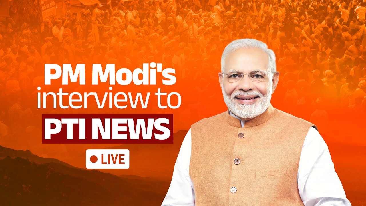 LIVE |PM Modi's interview to PTI News #loksabhaelection2024 #modi ...