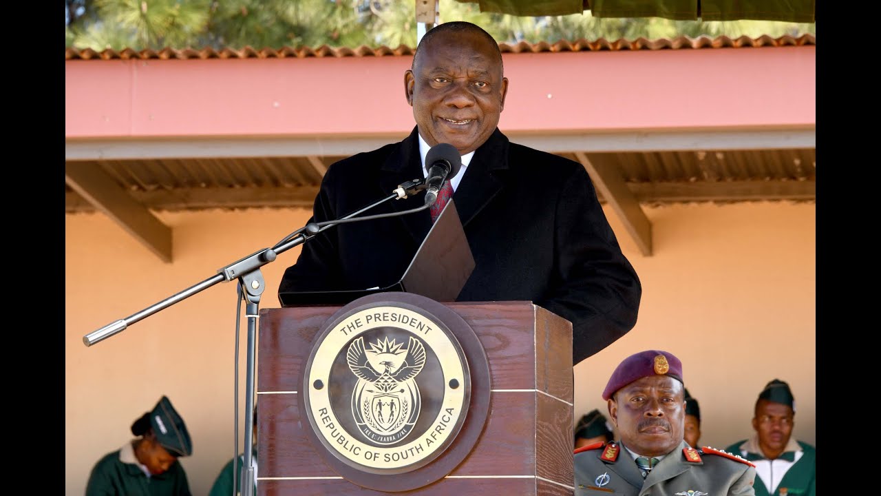 President Ramaphosa officiates the National Rural Youth Service Corps ...