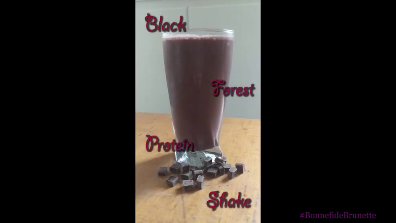 Shake-ipes: Black Forest Protein Shake - YouTube