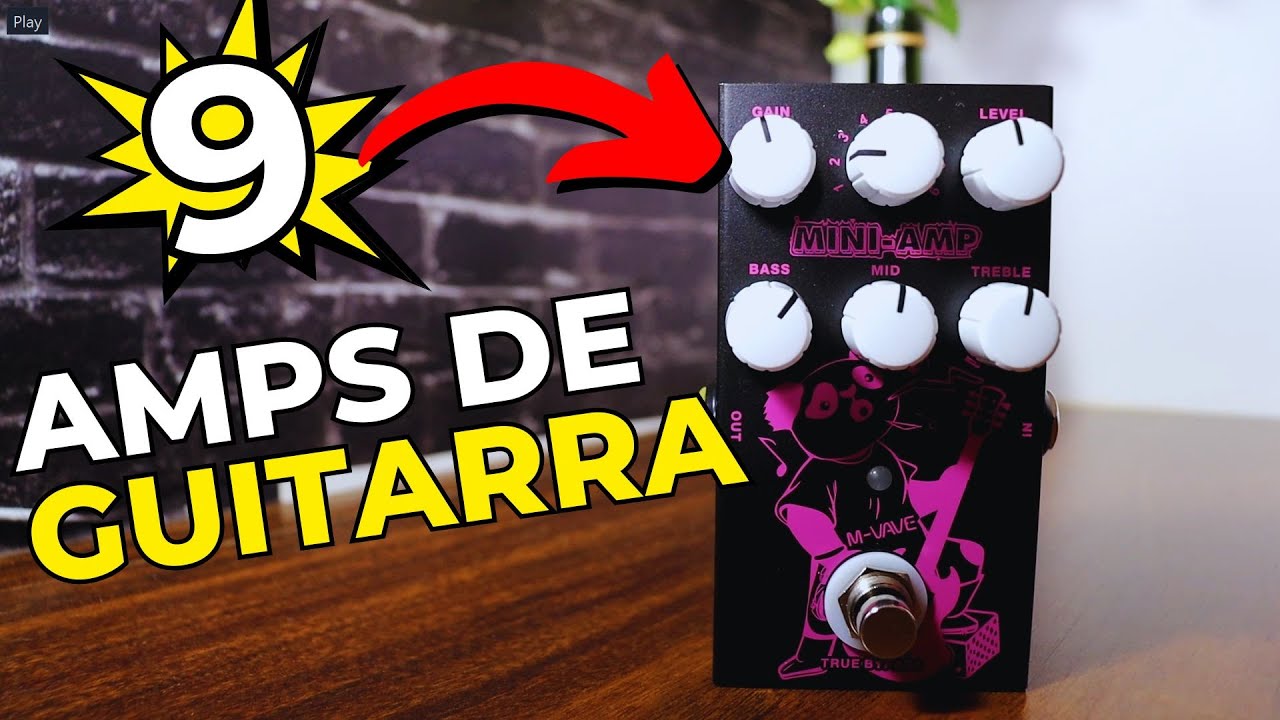 9 AMPLIFICADORES EM UM PEDAL MUITO BARATO | MINI AMP MVAVE REVIEW - YouTube