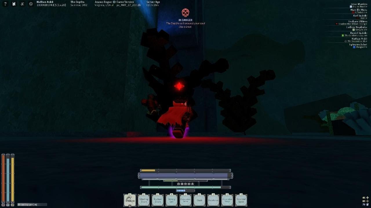 deepwoken Gank pro player in depths - YouTube