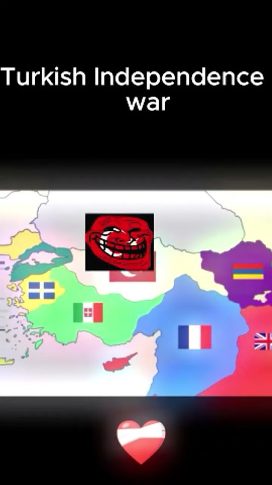 Turkish independence war #mapping #countryballs #edit #shorts - YouTube