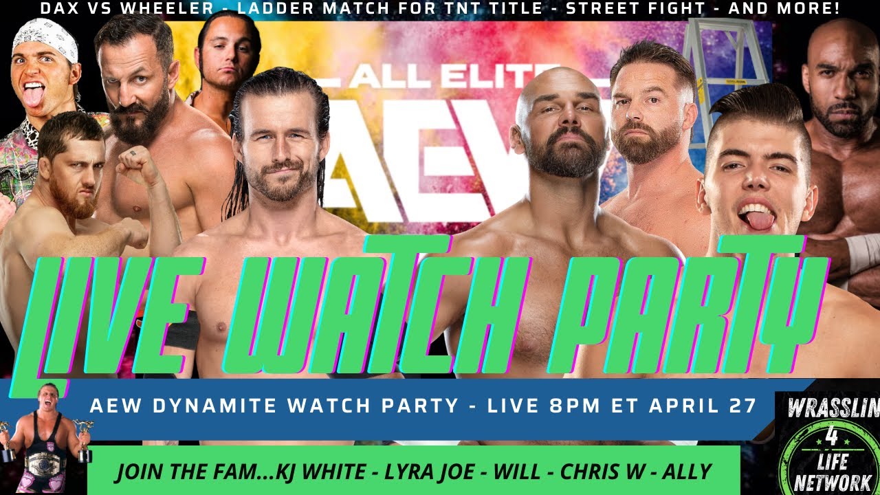AEW DYNAMITE - LIVE WATCH PARTY! - YouTube