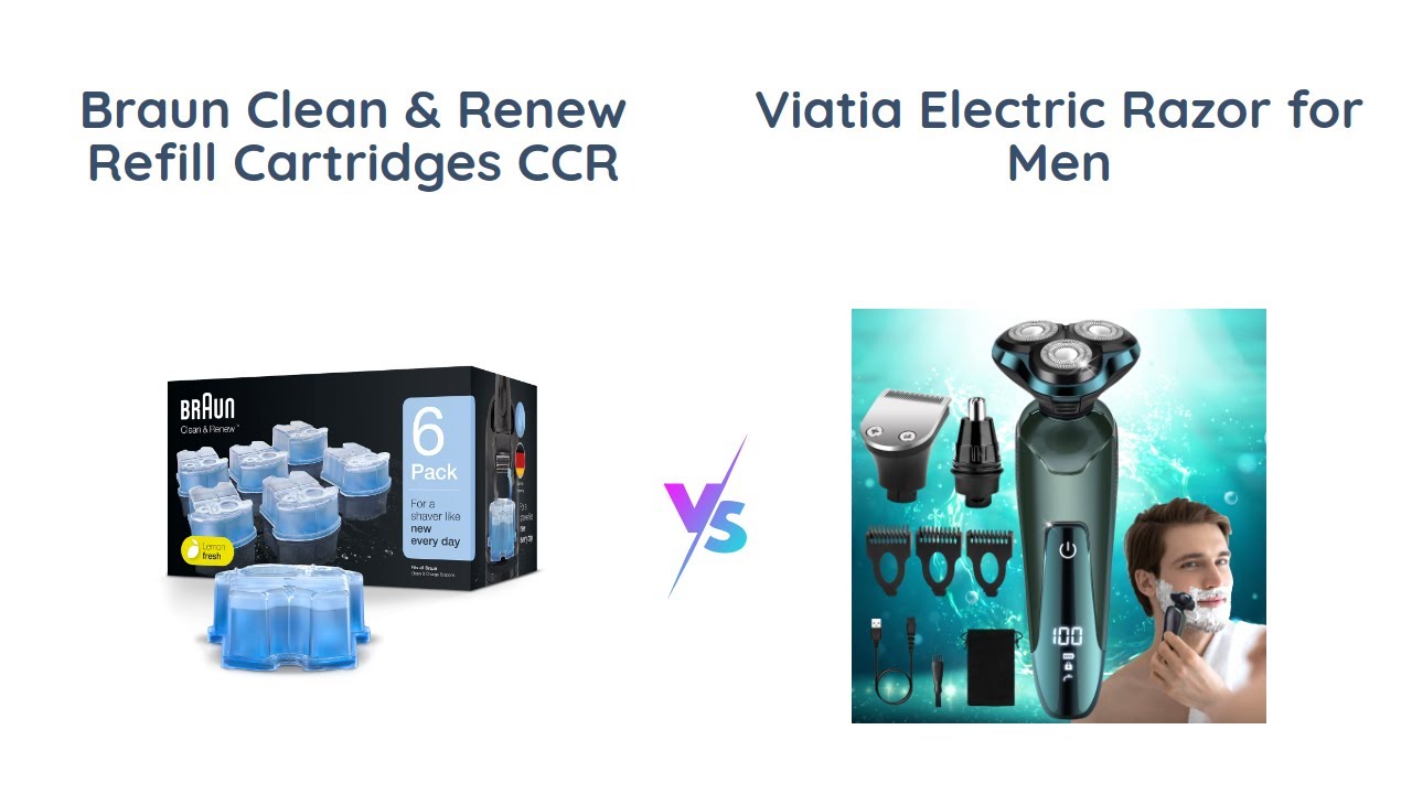 🆚 Comparing Braun Clean & Renew vs Electric Razor for Men - YouTube