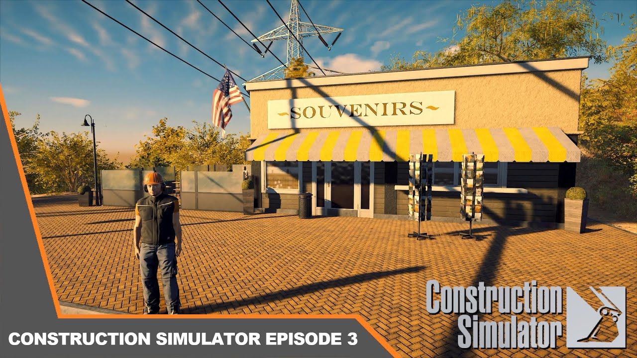 We Build the Souvenir Shop | Let's Play Construction Simulator Episode ...