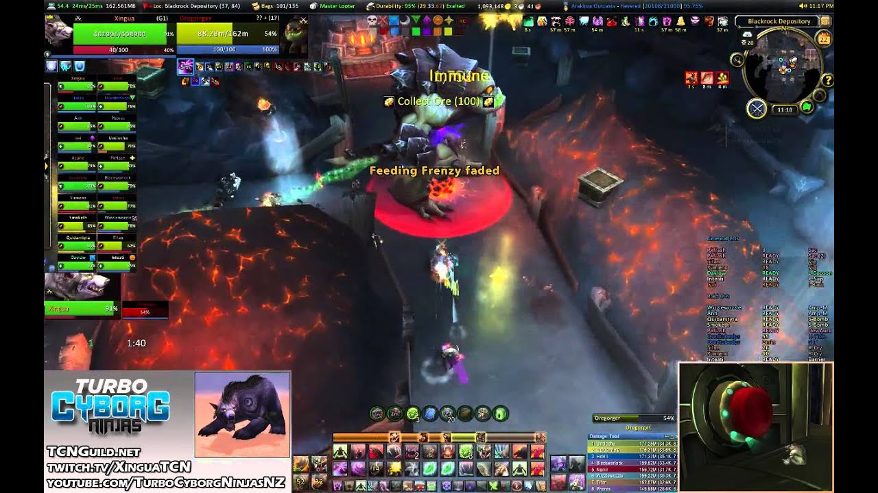 Turbo Cyborg Ninjas - Mythic Blackrock Foundry - Oregorger (Guardian ...