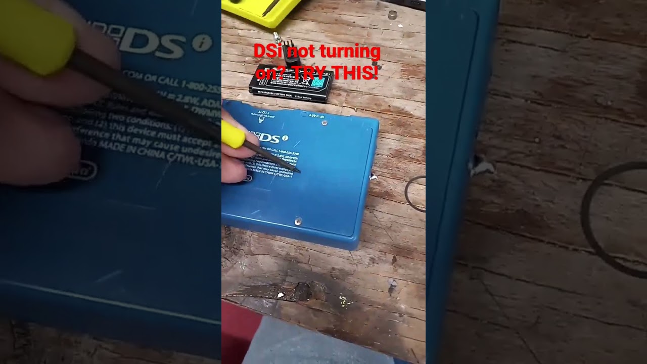 How you can fix your DSi with this one simple trick! Unbelievably Easy ...