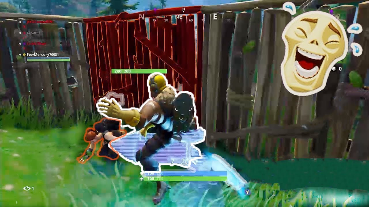 FORTNITE: DANCING ON A SQUAD (I LOVE DANCING ON KNOCKED PLAYERS) - YouTube