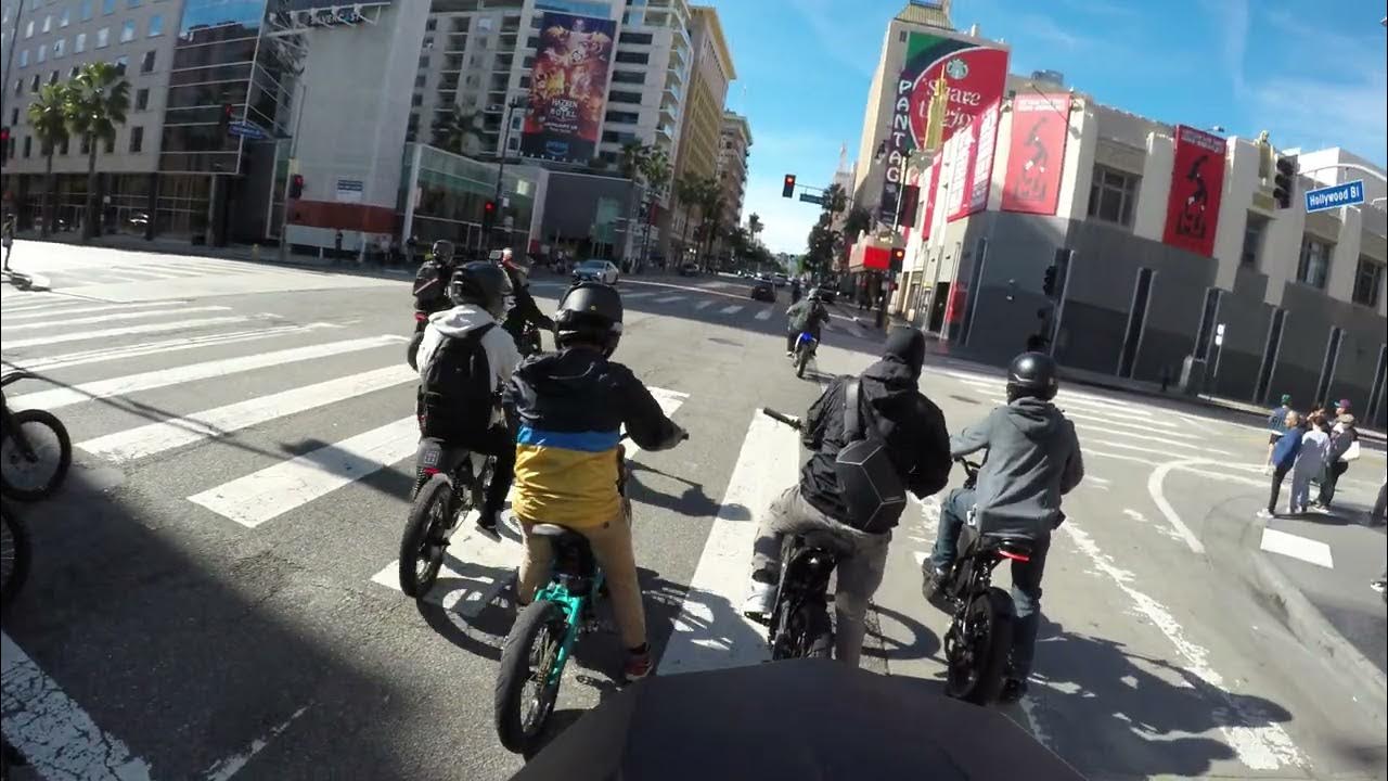 Los Angeles Surron Rally from Chinatown to Santa Monica Pier - Epic E-Bike Ride! (Part 3/3 ...