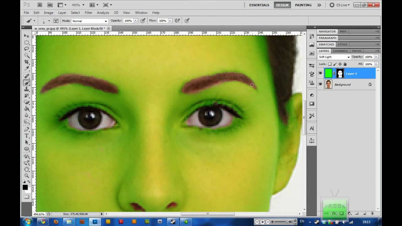 Photoshop: Alien-Morph - YouTube