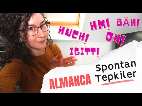 Almancada duygularımızı cümle kurmadan ifade etmek | INTERJEKTIONEN | Almanca nida ve ünlemler