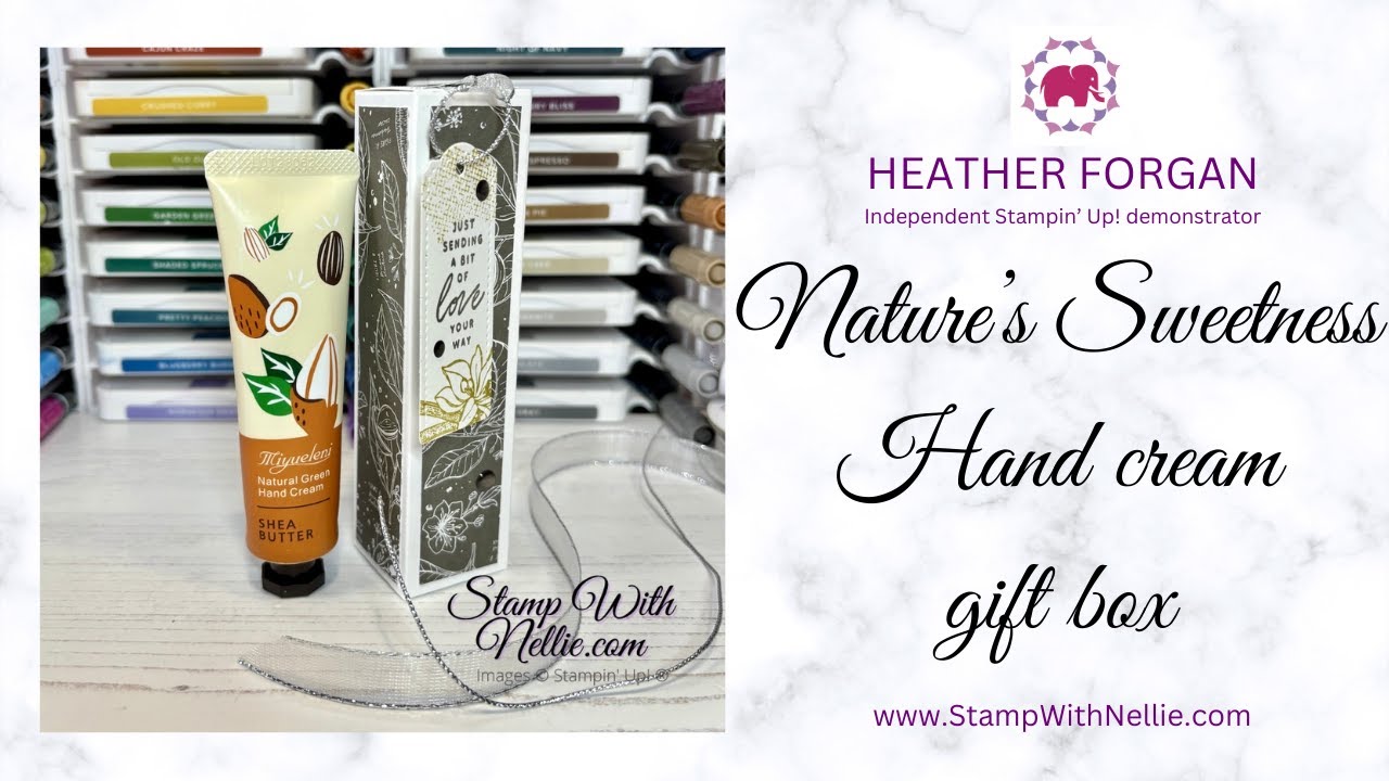 How to make a small hand cream box with Nature's Sweetness products ...