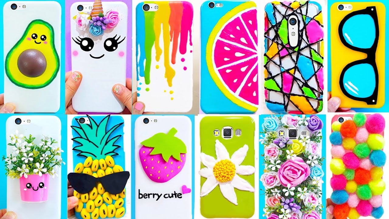 25 DIY PHONE CASES ANYONE CAN MAKE | Easy & Cute Phone Projects ...