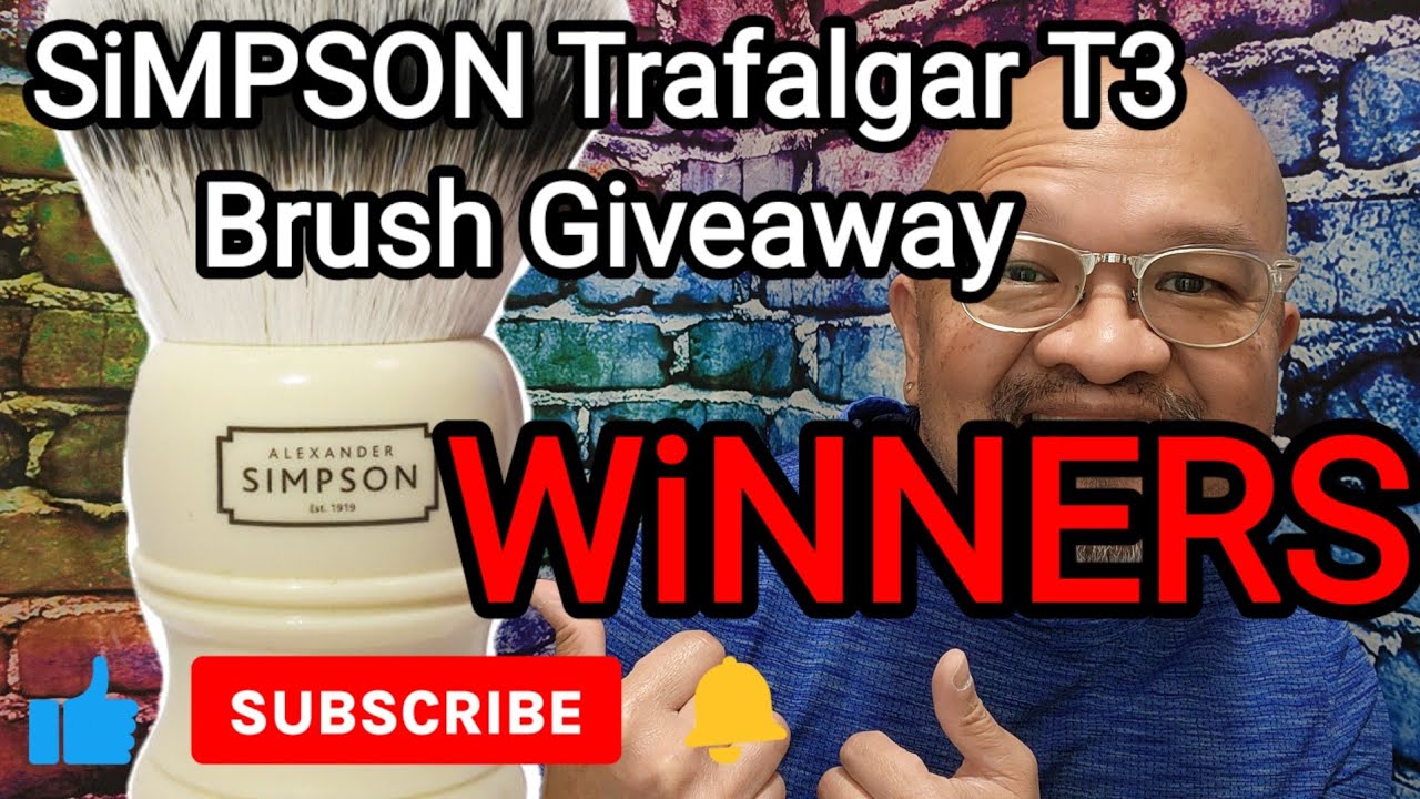 SIMPSON Trafalgar T3 BRUSH: TWO WINNERS - YouTube
