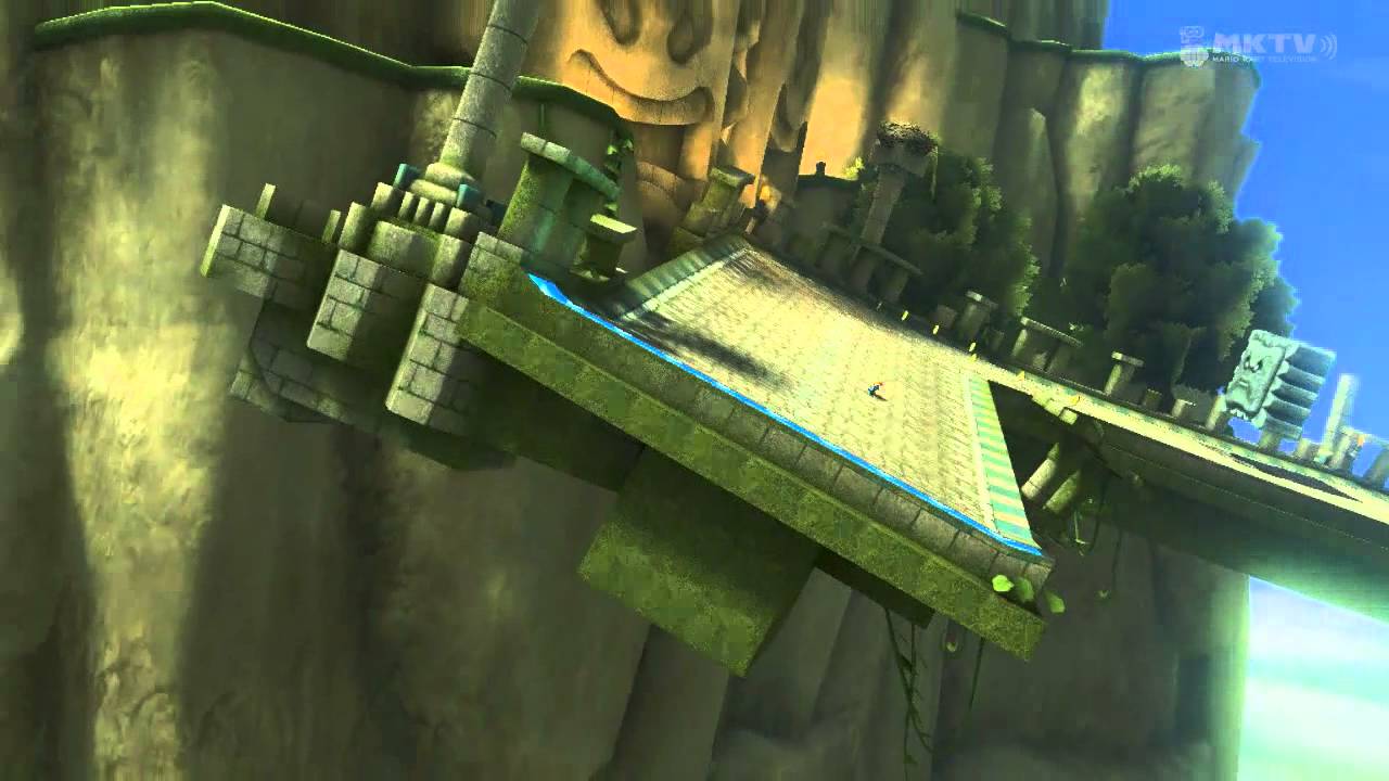 Wii U - Mario Kart 8 - Thwomp Ruins - YouTube