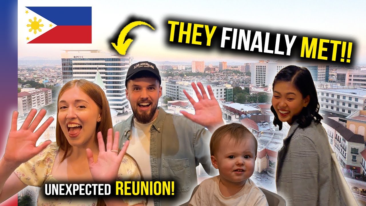 EMOTIONAL REUNION in the PHILIPPINES 🇵🇭 THEY FINALLY met my FILIPINA ...