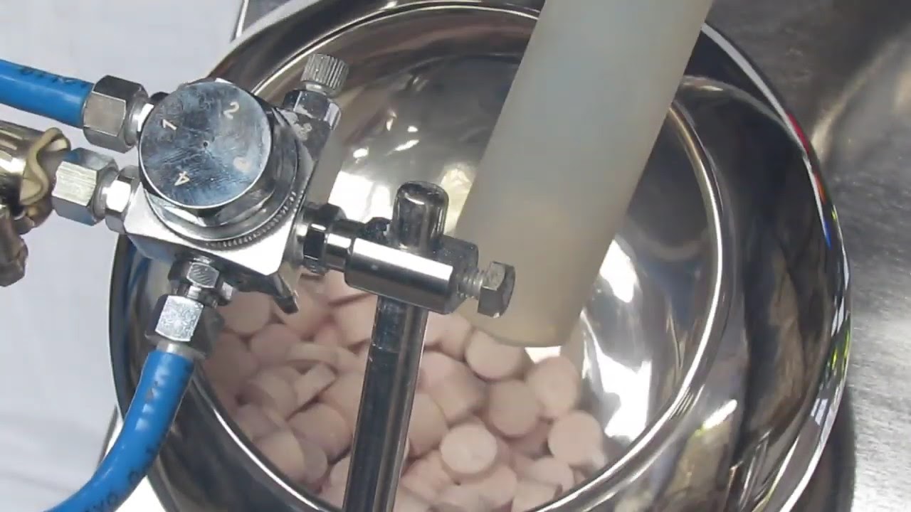 COATING PAN LAB MODEL - YouTube