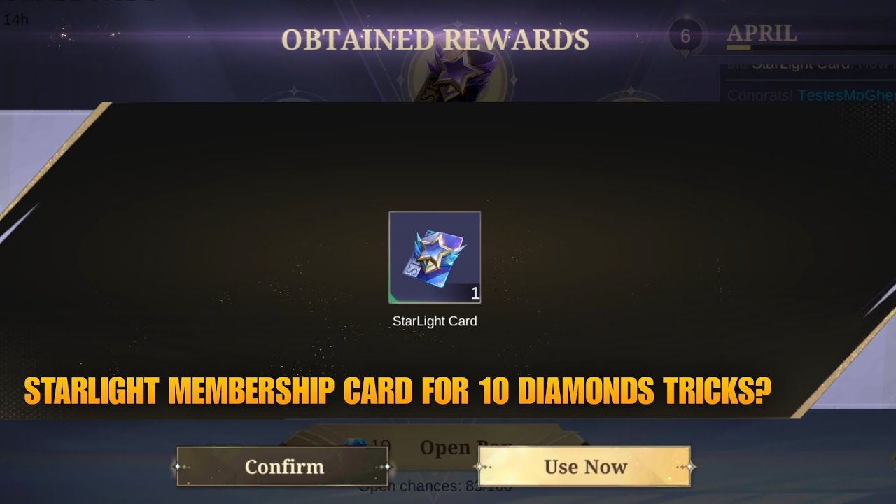 OPEN STARLIGHT BOX TO GET STARLIGHT MEMBERSHIP CARD FOR 10 DIAMONDS ...