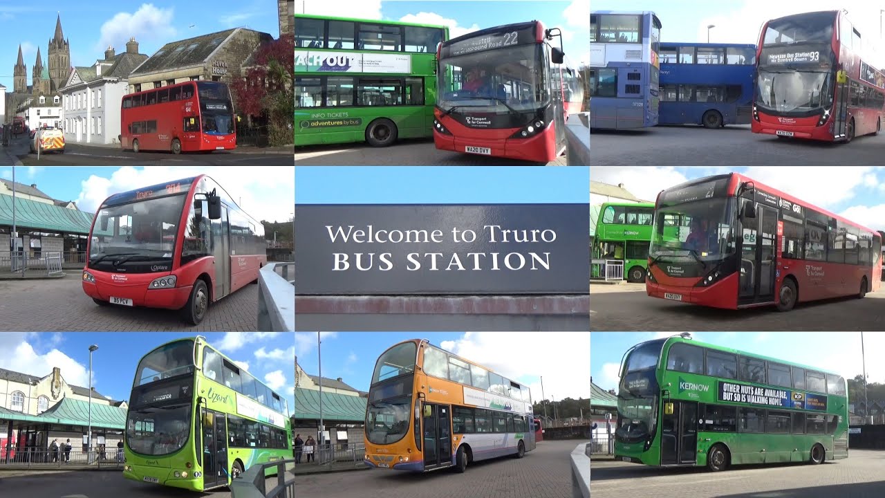 Truro Bus Station (October 2024) - YouTube