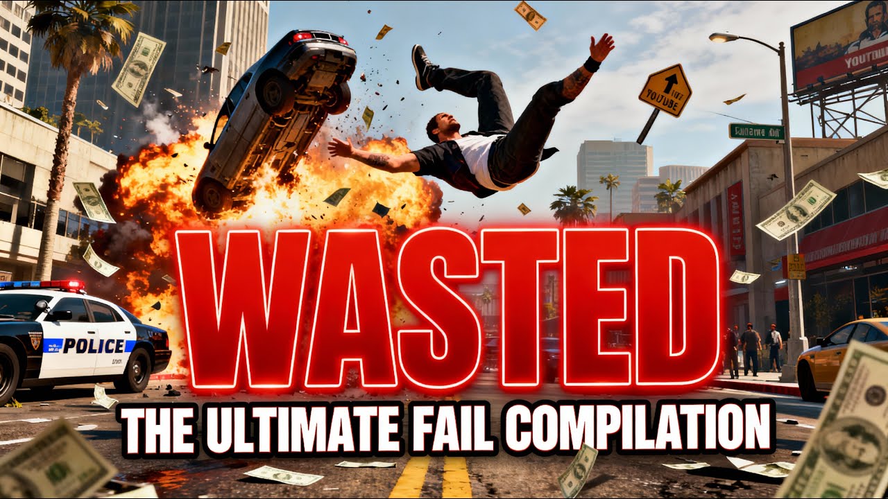 GTA V: The ULTIMATE "Wasted" Compilation! 😵 #gta5 #wasted - YouTube