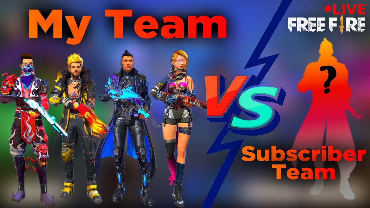 Garena Free Fire Live Stream | Fun Custom With Subscribers | ninja ...