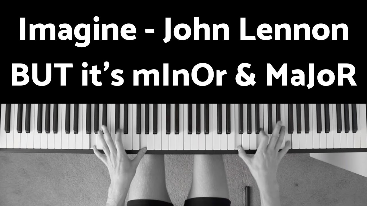 Imagine by John Lennon played in C minor - Piano Cover - YouTube