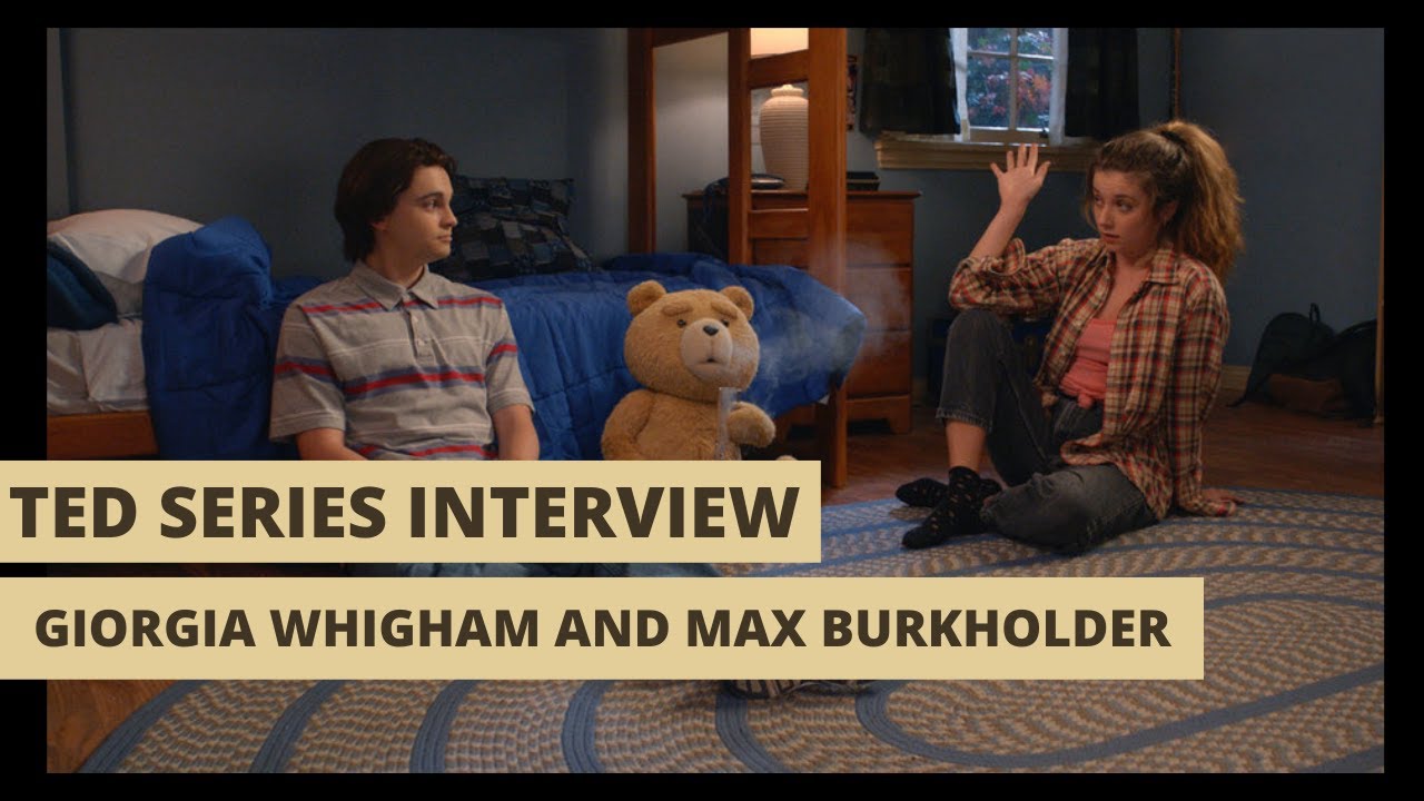 Giorgia Whigham and Max Burkholder discuss the Ted prequel series - YouTube