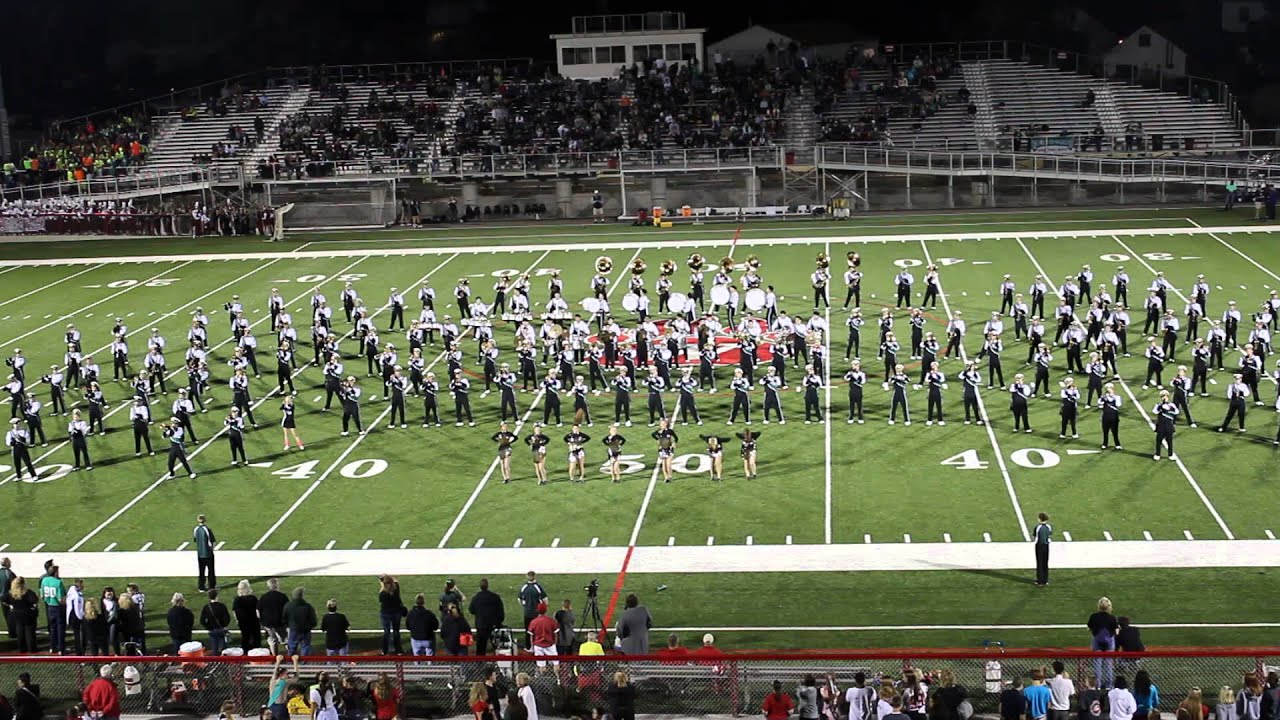 The Pride of Highland Marching Band: Away vs. Wadsworth 9/26/14 - YouTube