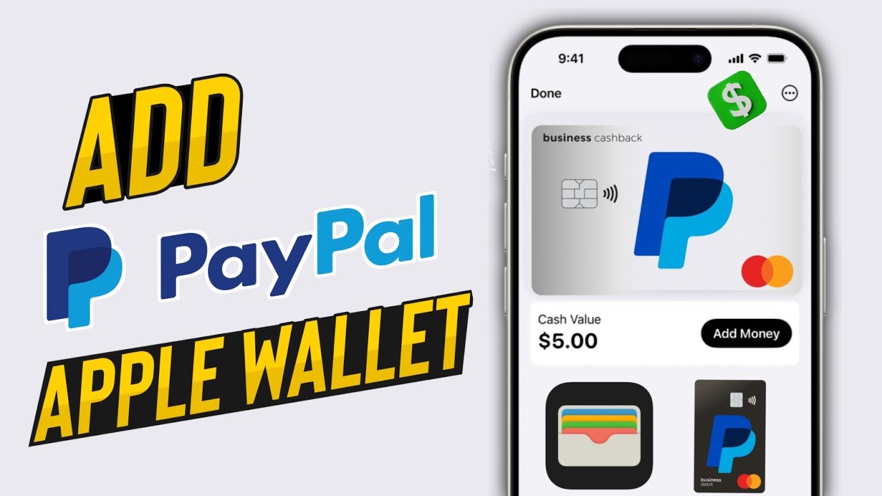 How to Add PayPal to Apple Wallet (Quick & Easy Guide) - YouTube