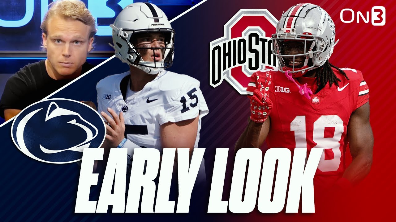 Ohio State Buckeyes vs Penn State Nittany Lions Early Look | Drew Allar ...