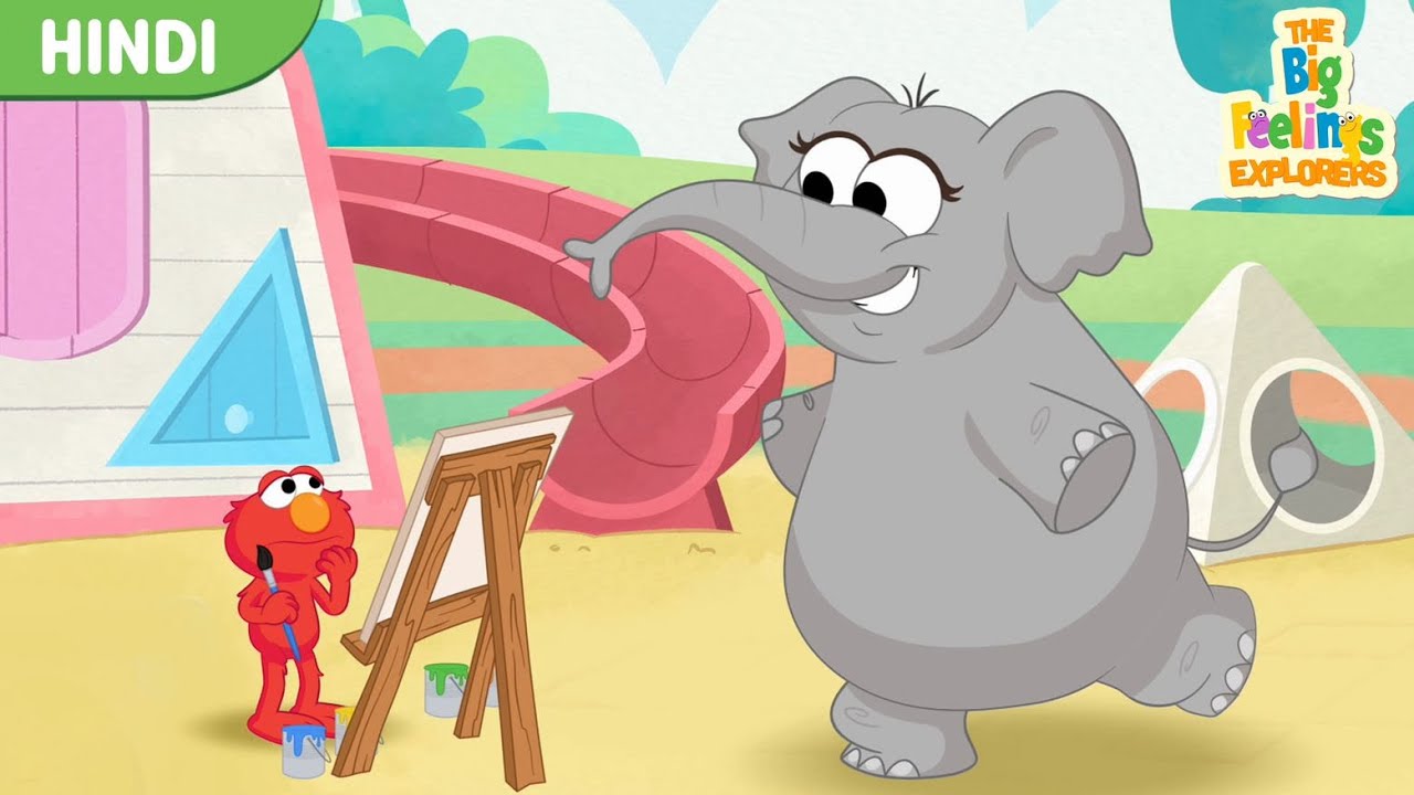 Elmo is nervous - The Big Feelings Explorers | Hindi - YouTube