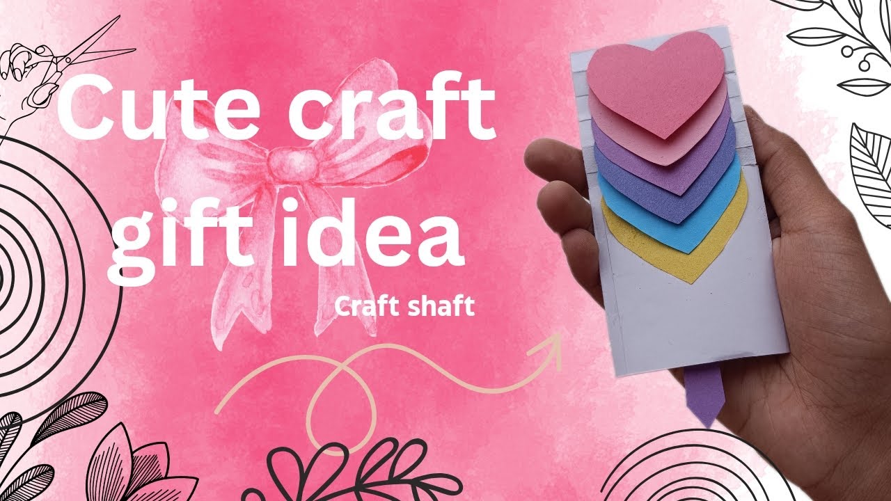 DIY BIRTHDAY GIFT IDEA| CUTE CRAFT | GIFT IDEA 🎁#craft shaft - YouTube