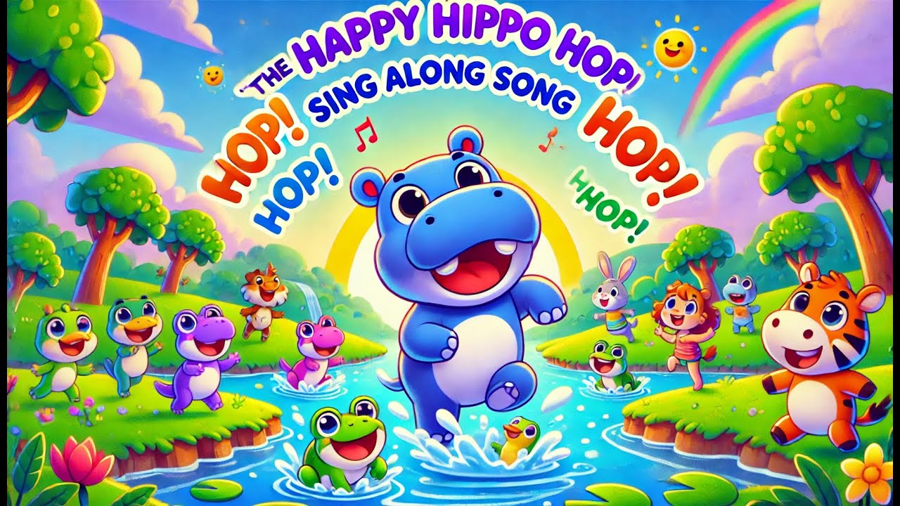 🦛 The Happy Hippo Hop! 🎵 Fun Kids’ Dance & Sing-Along Song - YouTube
