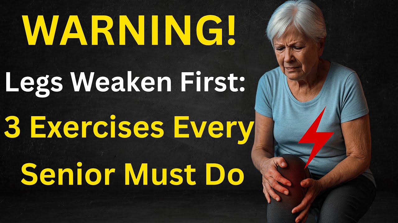 WARNING! Legs Weaken First 3 Exercises Every SENIOR Must Do - YouTube