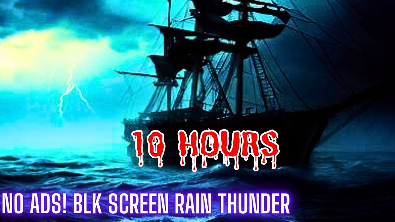 Creaky Wooden Pirate Ship Caught in 10 Hours Rain and Thunderstorm ...