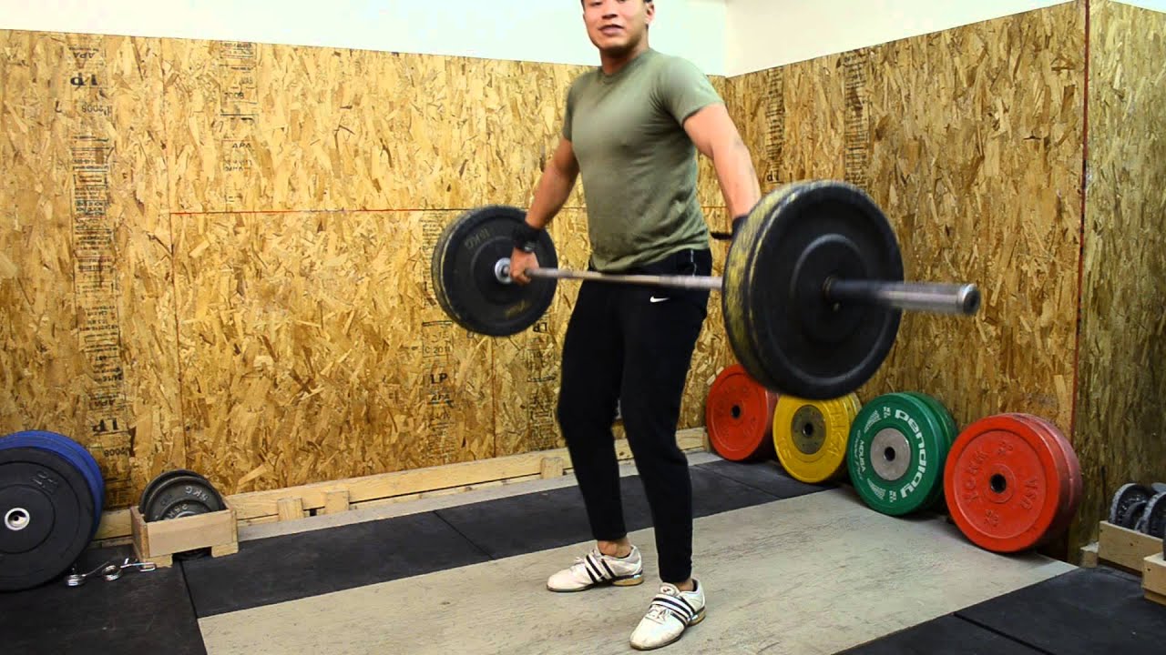 Power Snatch From Above the Knee - YouTube