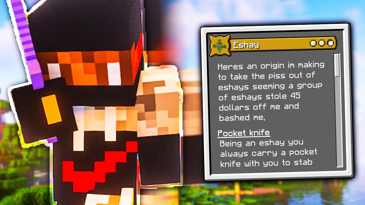 Eshay Origin - Minecraft Origins Mod - YouTube