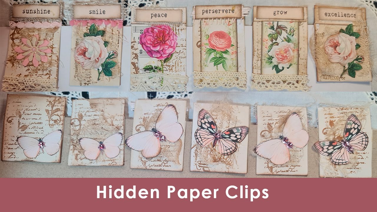 Let''s Create: Hidden Paper Clips from Paper Scraps - YouTube