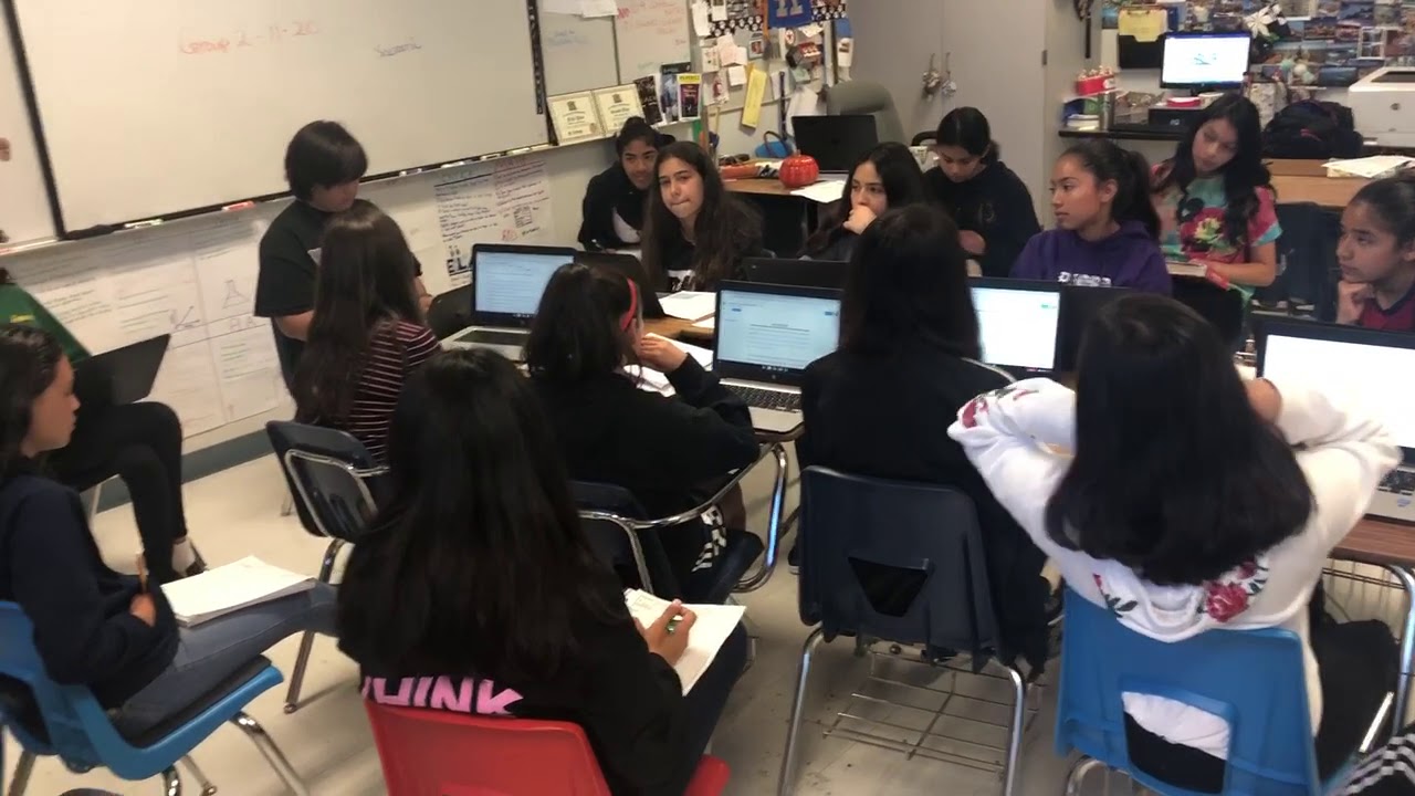 Jones Jr. High AVID Socratic Seminar - YouTube