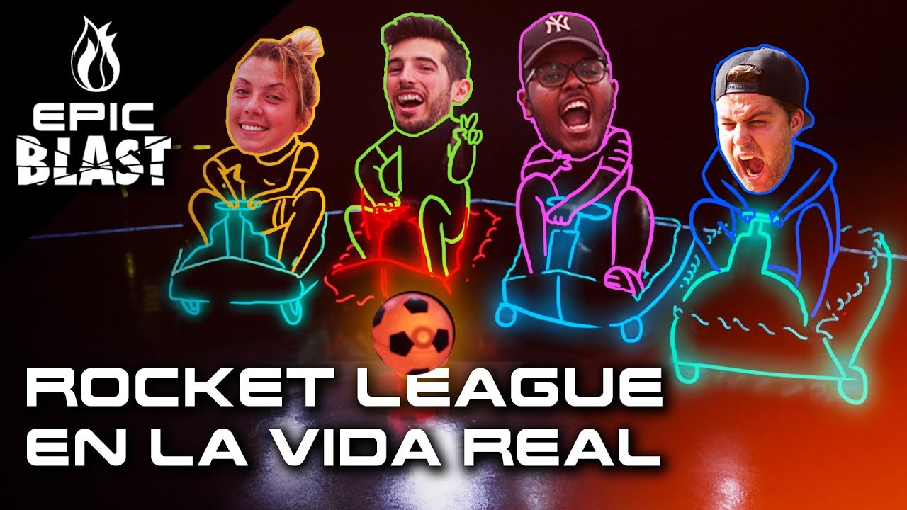 ROCKET LEAGUE en la VIDA REAL | Makiman, Patty Dragona, Fixfive y ...