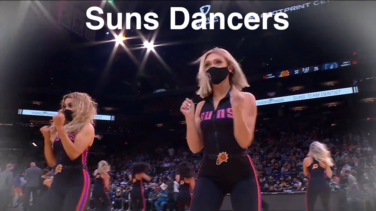 Phoenix Suns Dancers - NBA Dancers - 1/28/2022 Dance Performance - Suns vs Timberwolves - YouTube