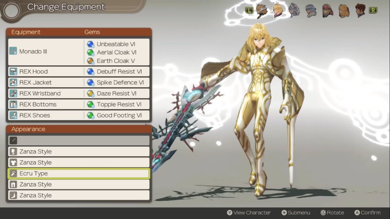 Xenoblade DE - Zanza Gameplay (60fps) - YouTube