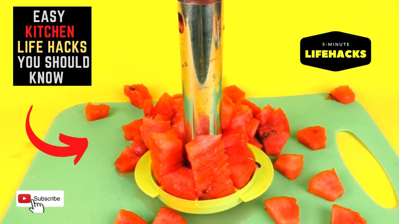 5-MINUTE LIFEHACKS | EASY KITCHEN CRAFTS YOU SHOULD KNOW - YouTube