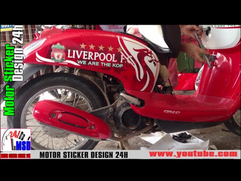 Honda scoopy liverpool - YouTube