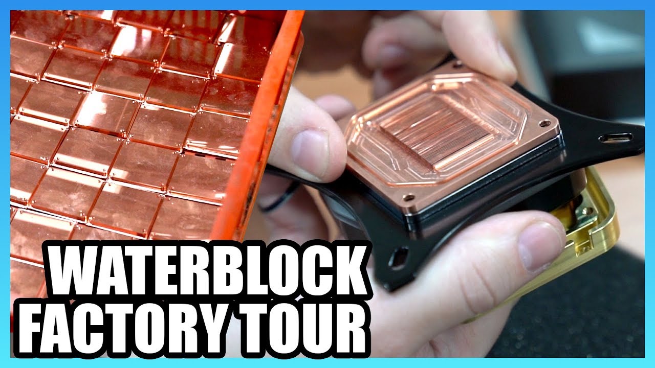 Million Dollar Water Block: How Water Cooling is Made | Factory Tour in ...