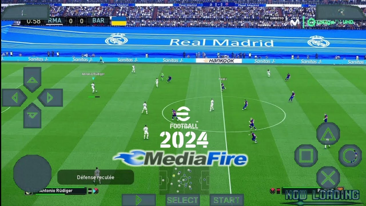 EFOOTBAL PPSSPP TERBARU 2024 CAMERA PS 5 || NEW JERSEY || FULL TRANSFER ...